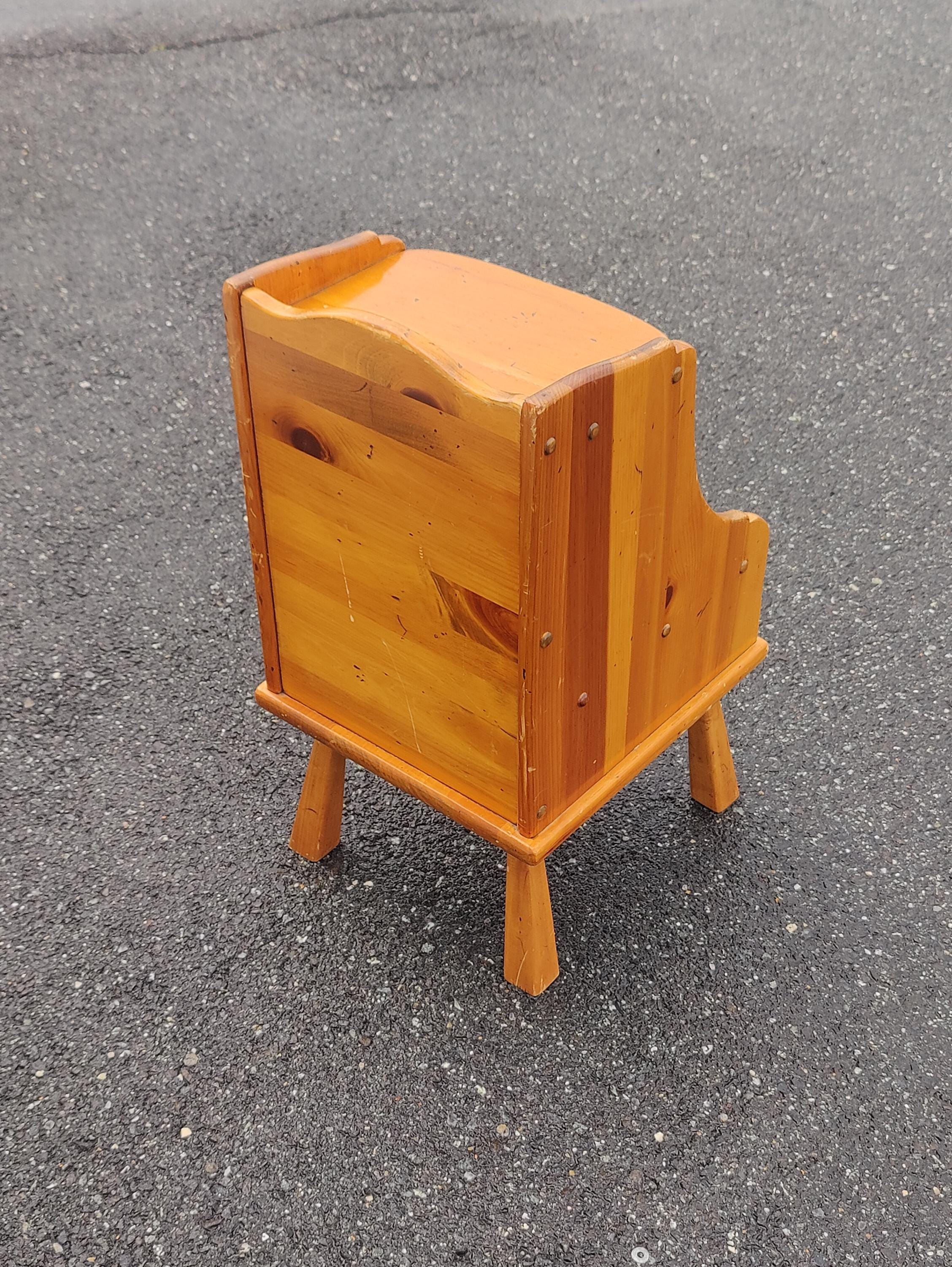 Vintage Ethan Allen Pine Old Tavern Chairside Table/chest - Etsy