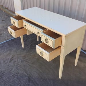 Vintage Cream Colored Swedish Style Writing Desk - Etsy