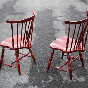 Mid 20th Century Vintage Nantucket Style Windsor Side Chairs - Set of 2 ...