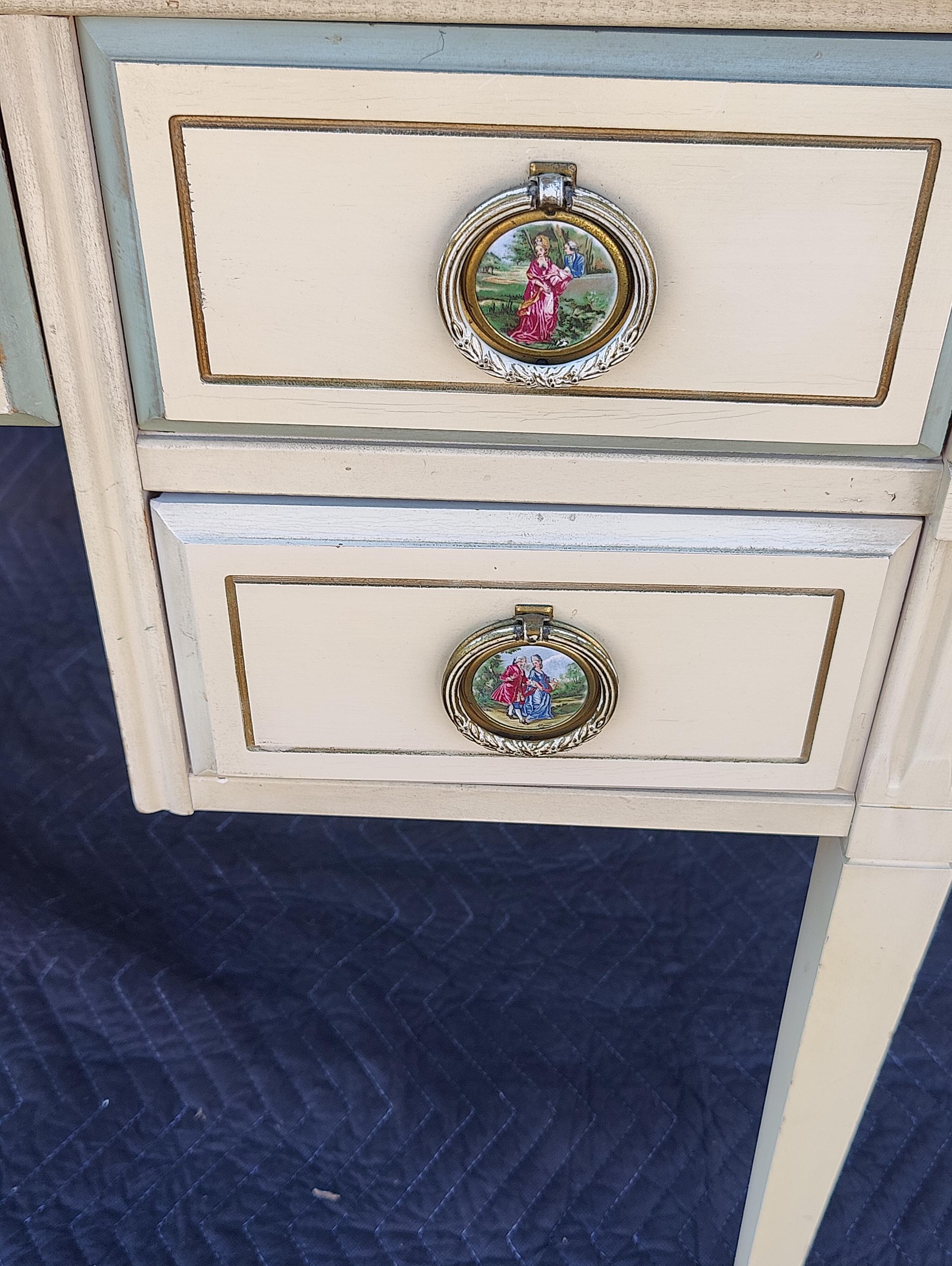 Vintage Cream Colored Swedish Style Writing Desk - Etsy