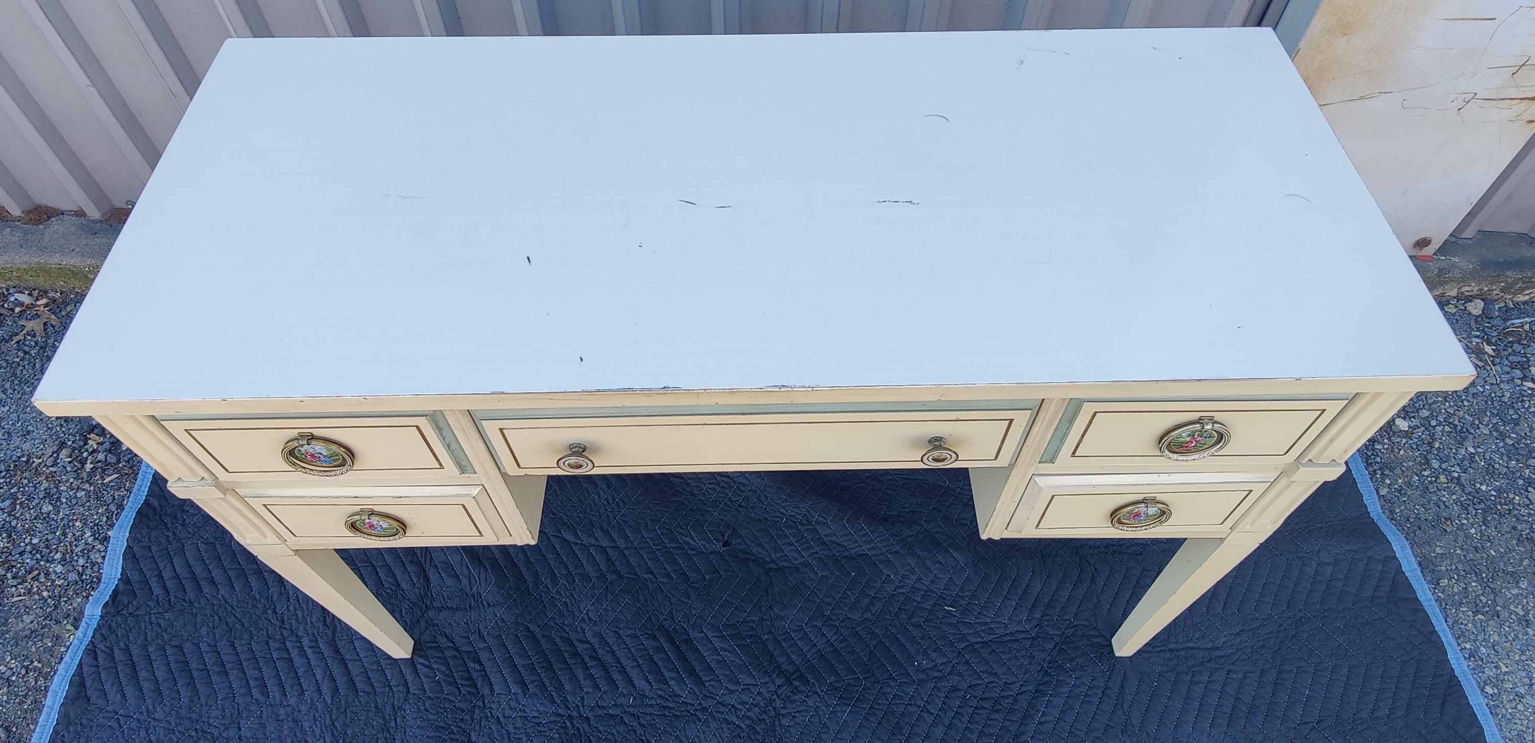 Vintage Cream Colored Swedish Style Writing Desk - Etsy