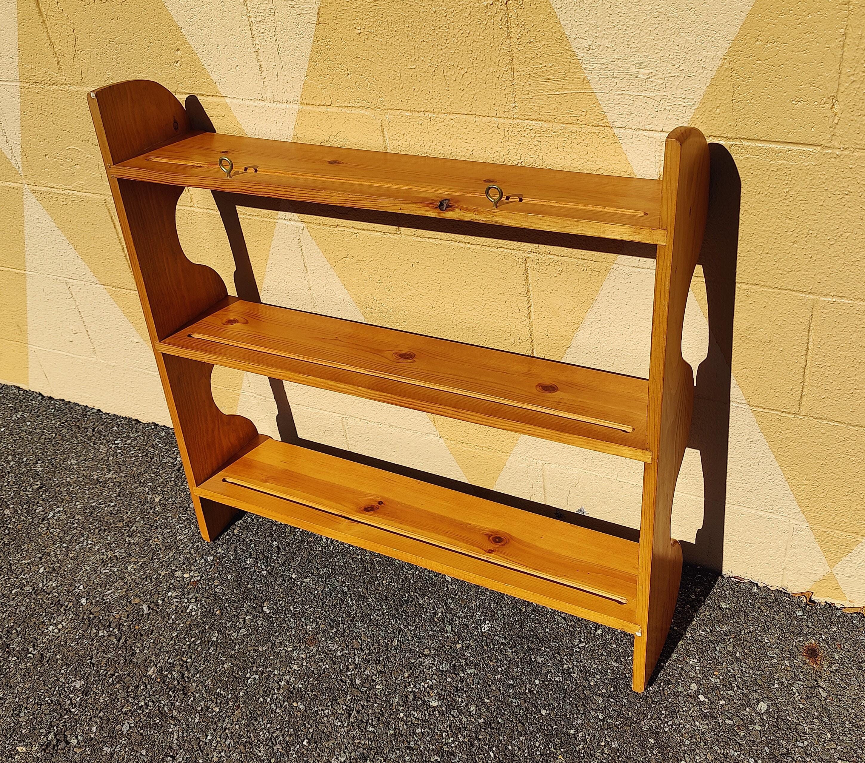 Vintage Cushman Colonial Style Maple Wall Mount/hanging Shelf - Etsy