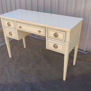 Vintage Cream Colored Swedish Style Writing Desk - Etsy