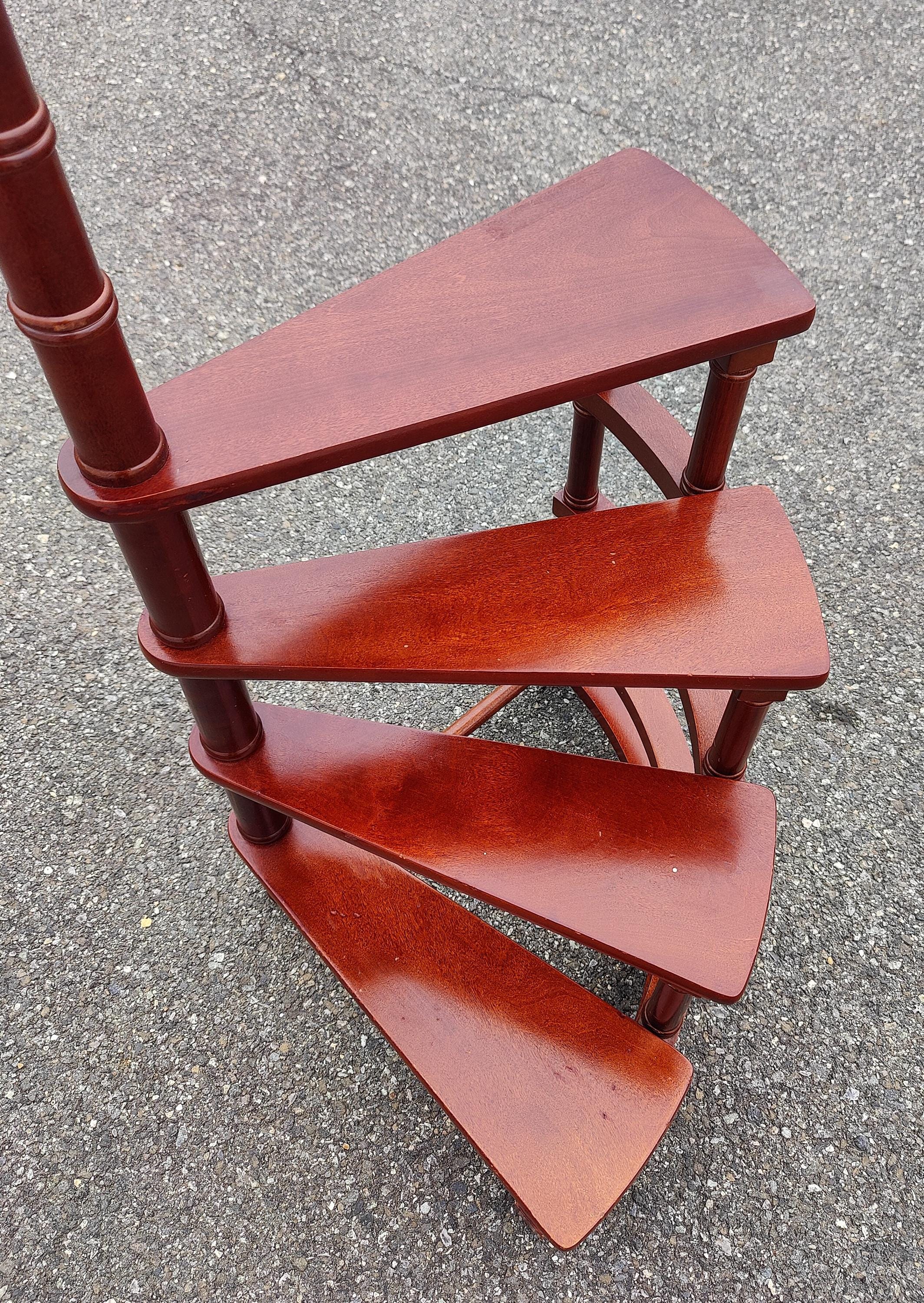 20th Century Antique Library Ladder / Step Ladder, Mahogany - Etsy