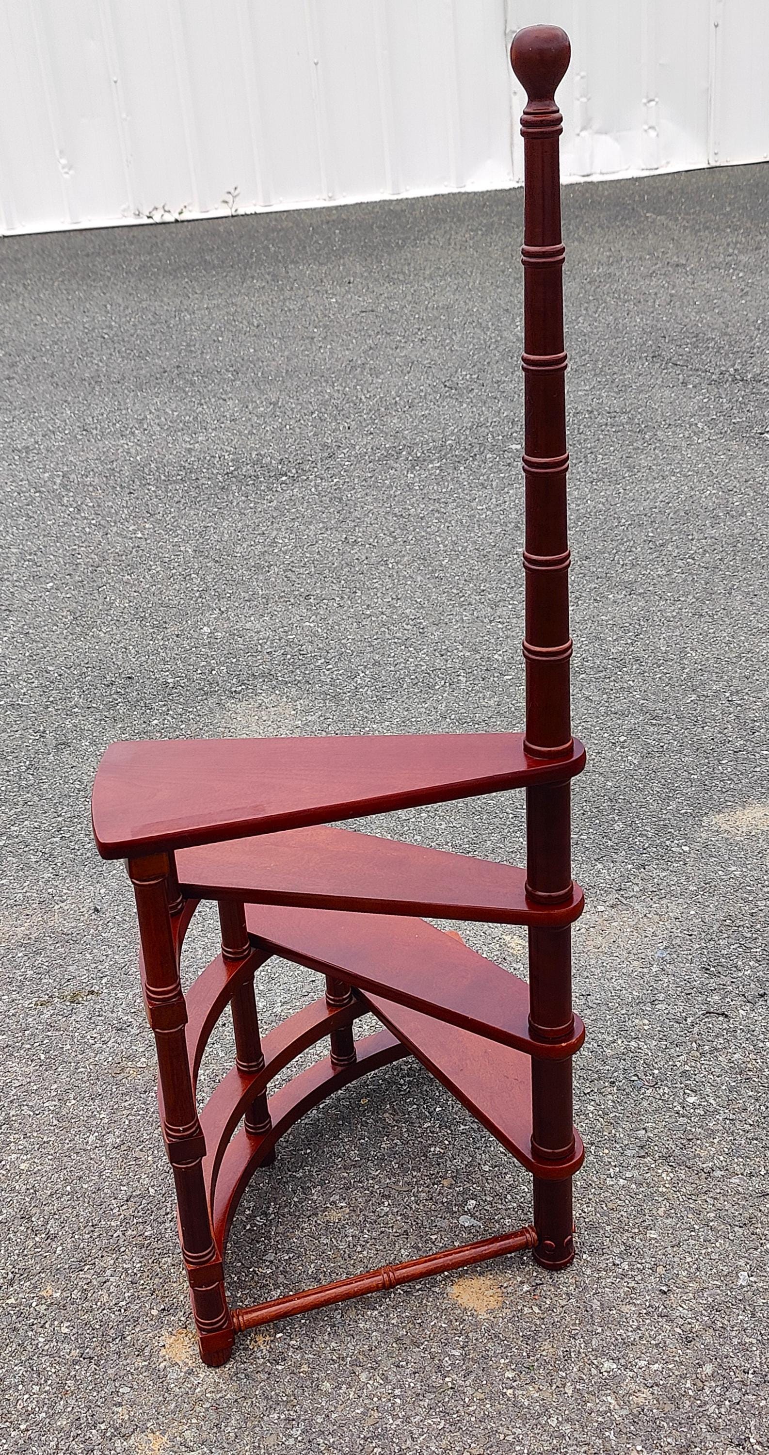 20th Century Antique Library Ladder / Step Ladder, Mahogany - Etsy