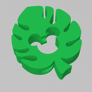 Magical Mouse Monstera Plant Leaf Tropical STL 3D Print File - Etsy