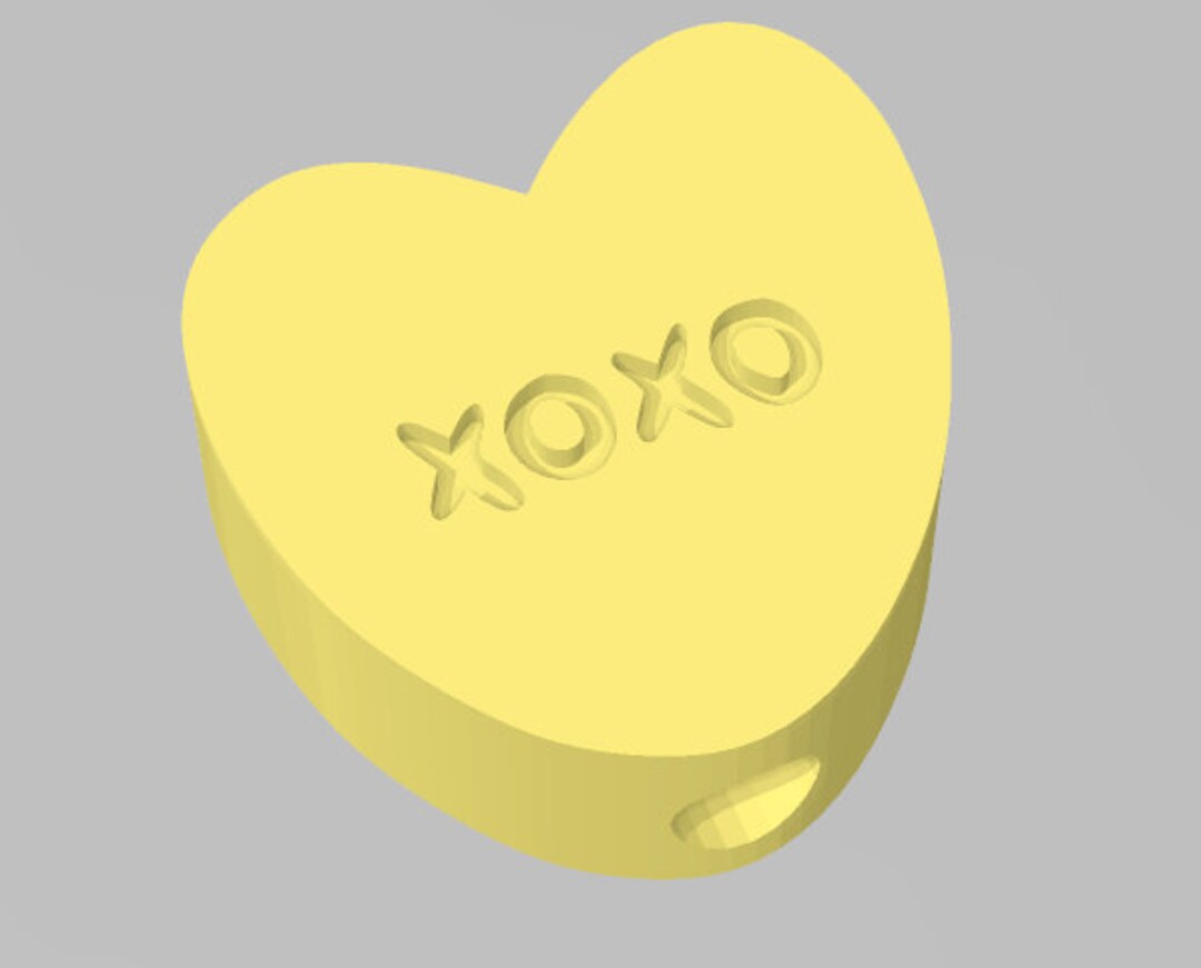 XOXO Hugs Kisses Candy Conversation Heart Valentine Straw - Etsy