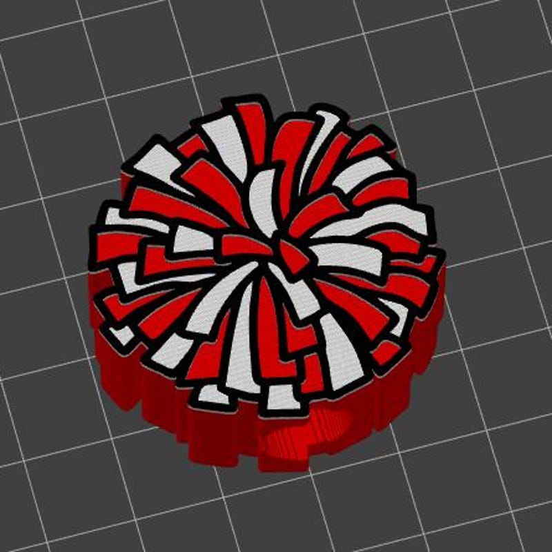 3d Printed Cheer Pom - Etsy