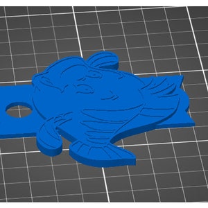 Fish Friend Plate Tag Lid Topper Large Straw Accessory STL 3D Printing ...