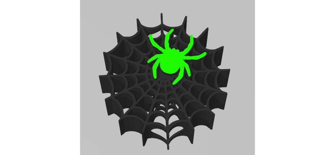 Spider Web Halloween Charm Straw Topper STL File 3D Print File for ...