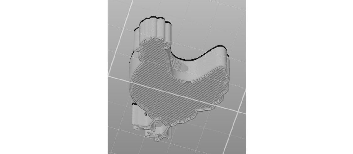 Farm Animal Chicken Straw Topper STL 3D Print Files Fits 40 Oz Tumbler ...