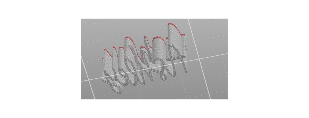 CUSTOM NAME STL 3D Print File Popular Cursive Font Straw Topper Fits ...