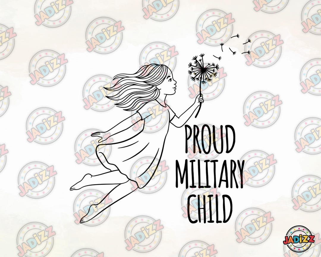 Proud Military Child PNG, Military Kids Month Png Clipart, Military ...