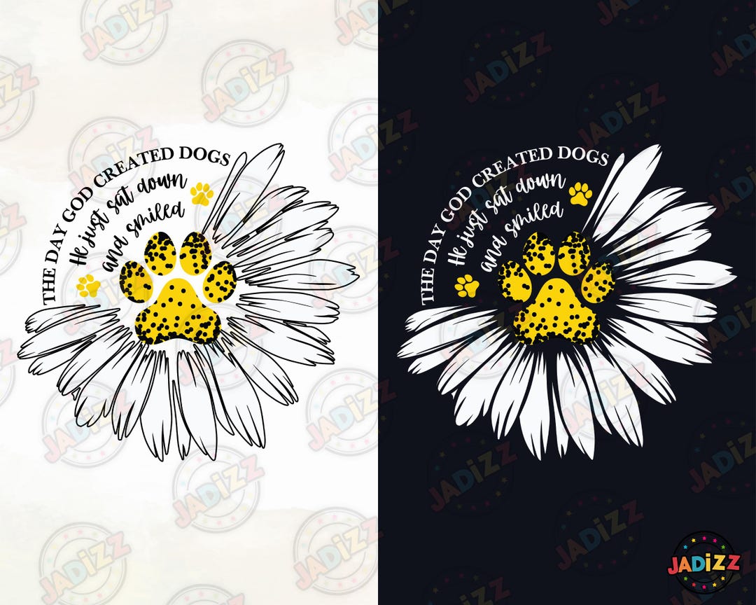 The Day God Created Dogs SVG PNG, God Shirt Svg, Christian Svg ...