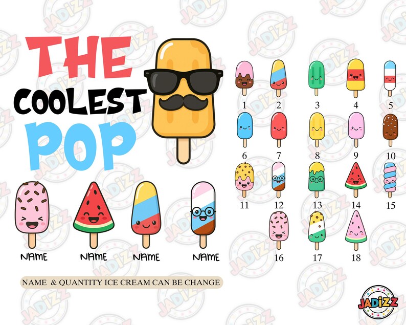 Personalized the Coolest Pop Grandpa PNG, Custom Dad Popsicle, Dad Gift ...