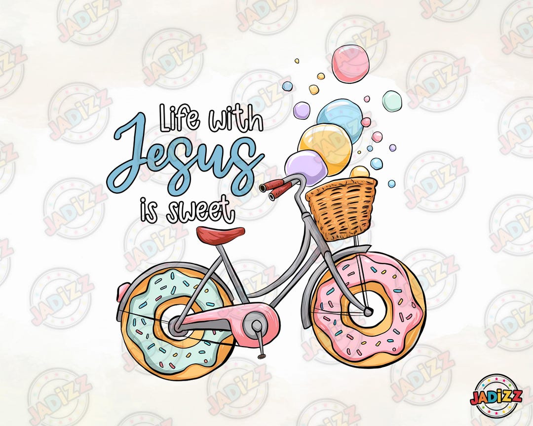 Life With Jesus is Sweet Christian PNG, Kids Shirt Design, Valentines ...