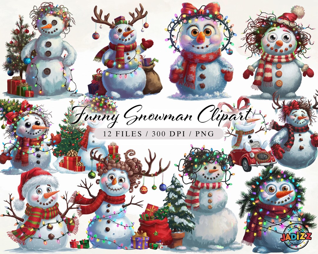 Snowman Clipart, Snowmans Clipart, Funny Snowman Png, Christmas Snowman ...