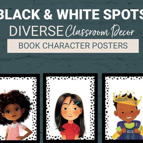 Diverse Book Character Posters Classroom Storybook Characters - Etsy