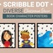 Diverse Book Character Posters - Classroom Decor Storybook Characters ...