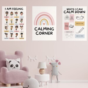 Calming Corner, Calming Strategies, Educational Posters, Emotions ...