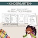 August Morning Work for Kindergarten | Back to School Worksheets ...
