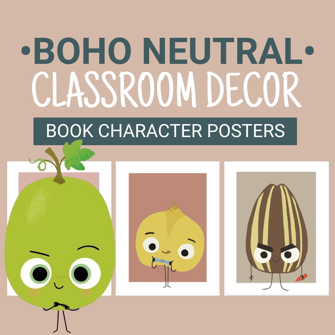 The Bad Seed | the Good Egg | Book Character Posters | Classroom Decor ...