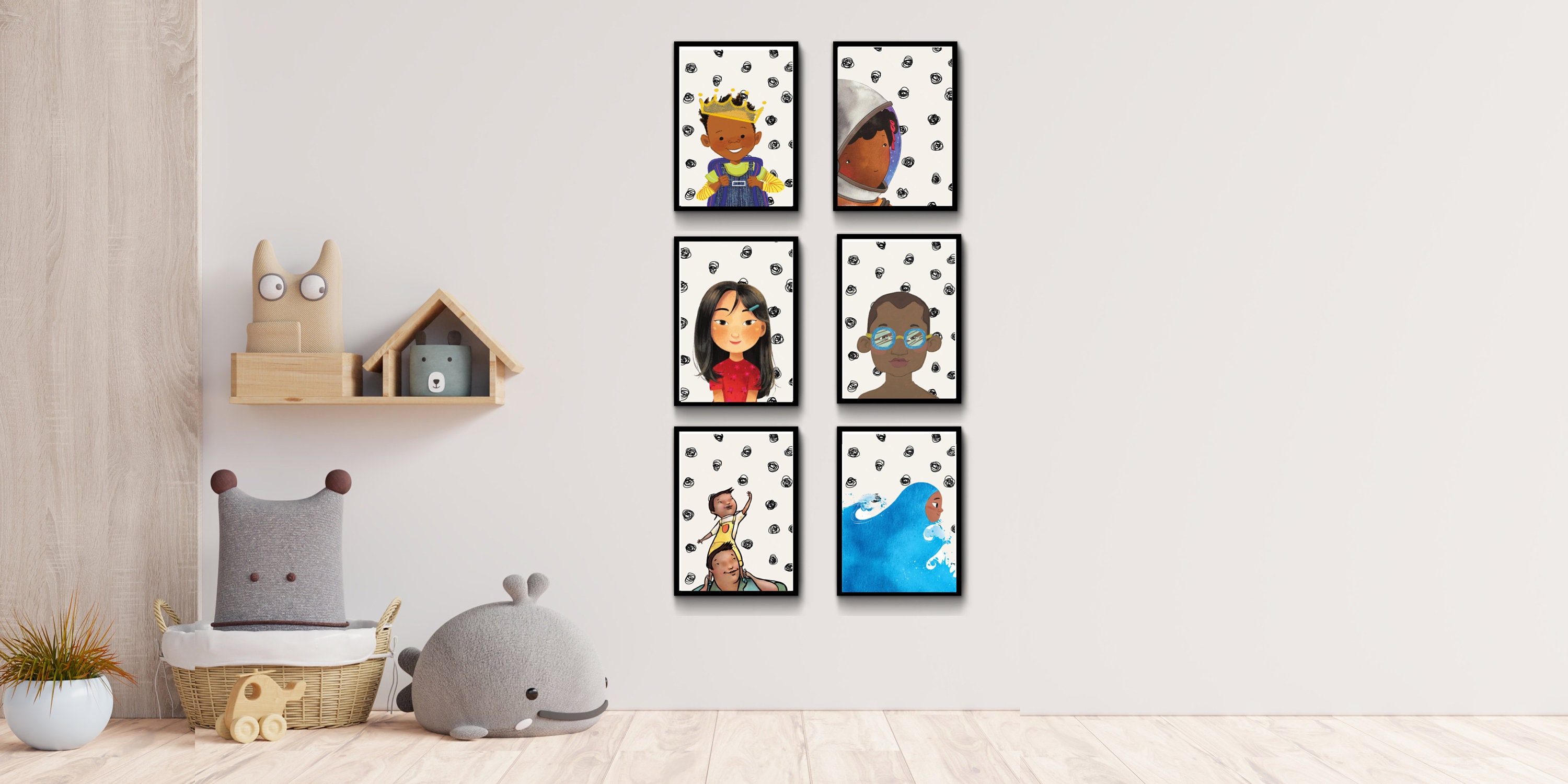 Diverse Book Character Posters - Classroom Decor Storybook Characters ...