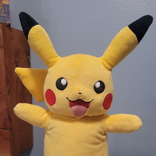 Talking Pikachu Plush - Etsy
