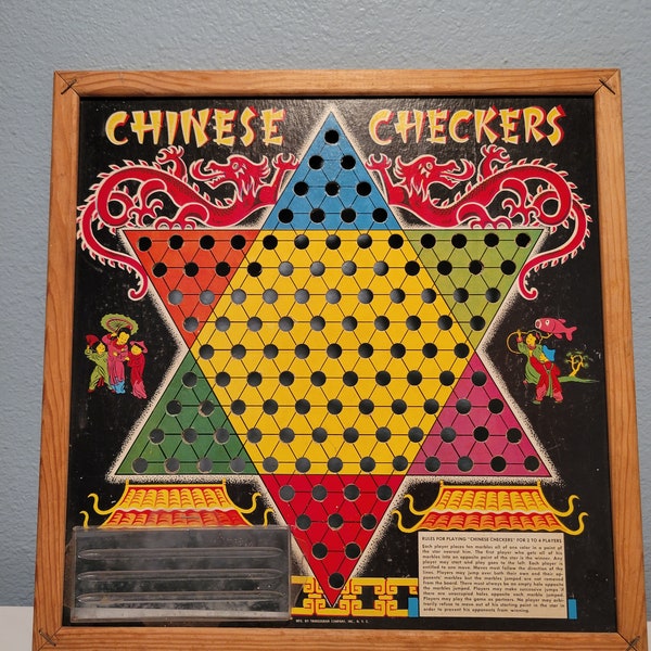Chinese Checkers Tin - Etsy