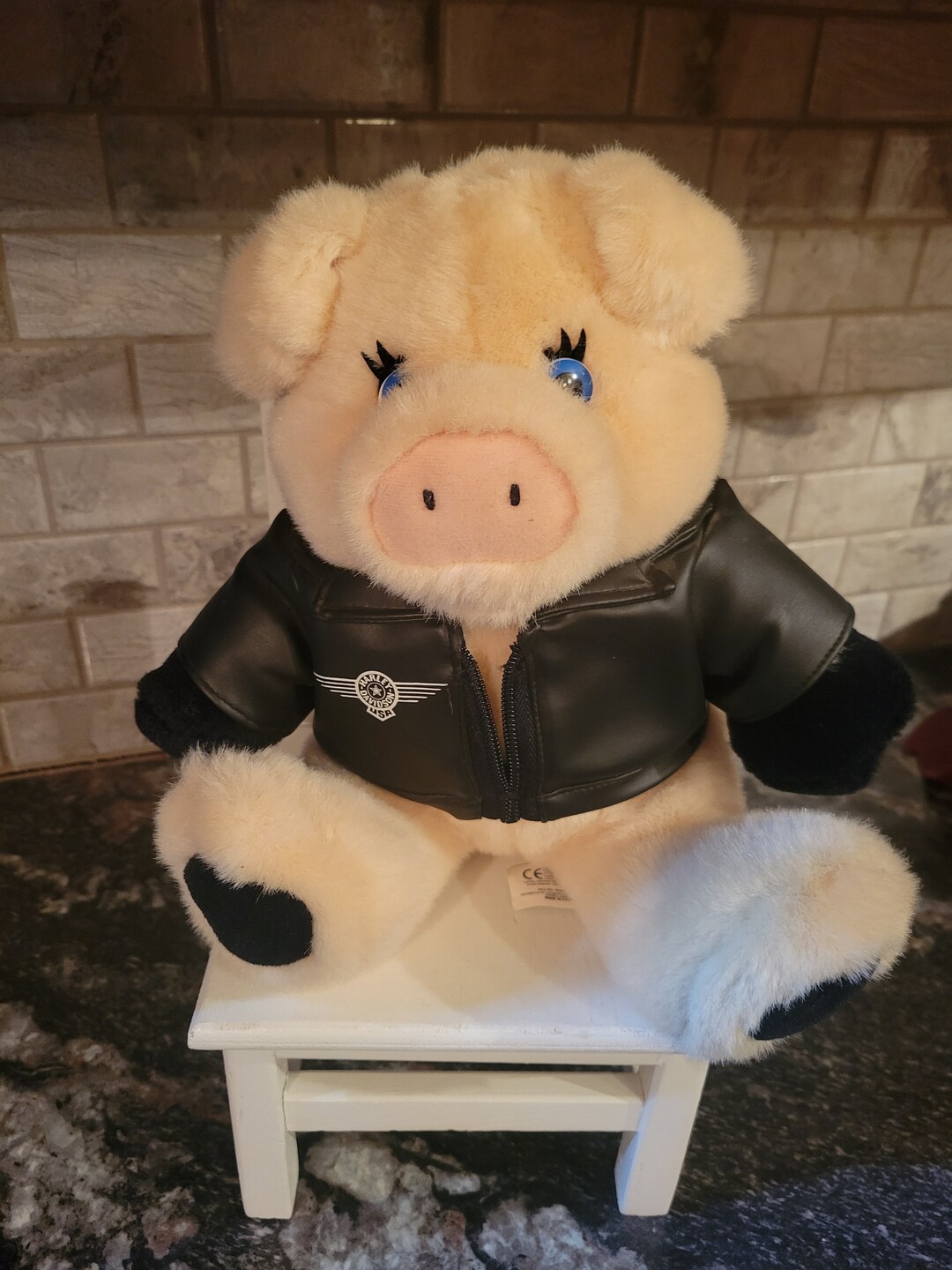 Vintage Harley Davidson Plush Biker Pig - Etsy