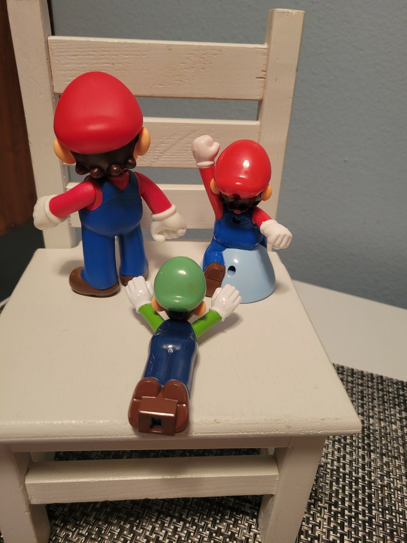 Mario and Luigi Mario Brothers Action Figures - Etsy