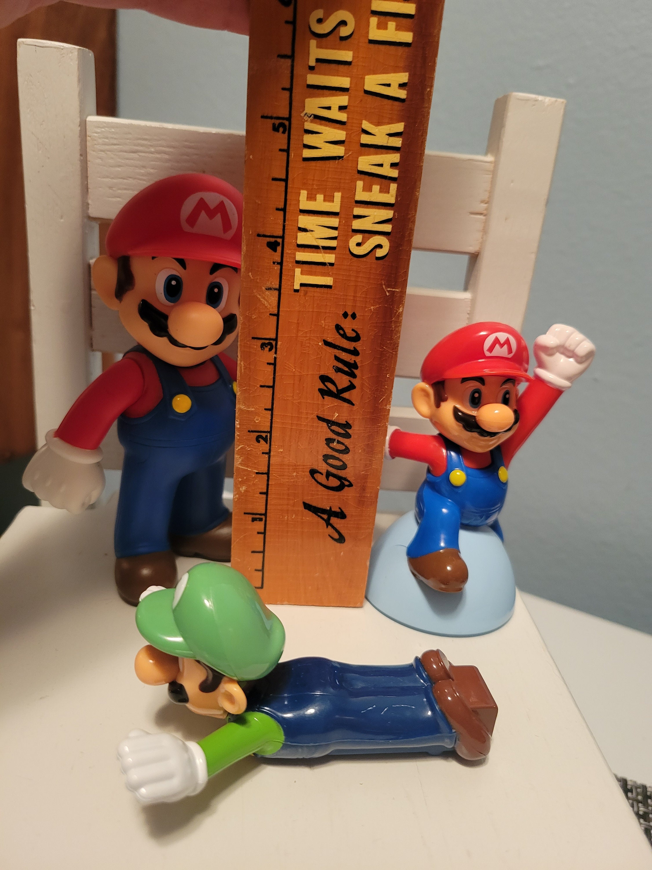 Mario and Luigi Mario Brothers Action Figures - Etsy
