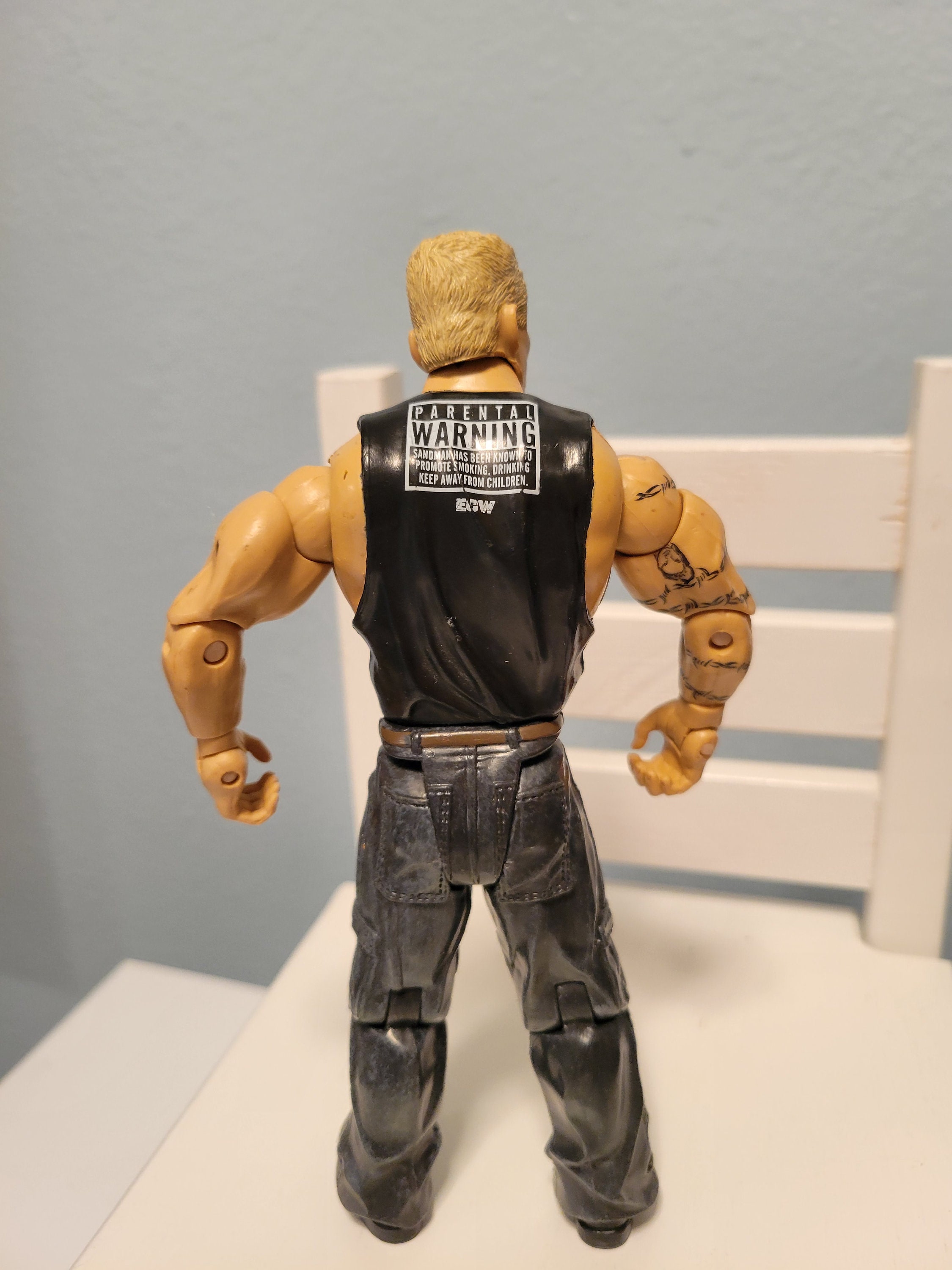 WWE Action Figure the Sandman - Etsy