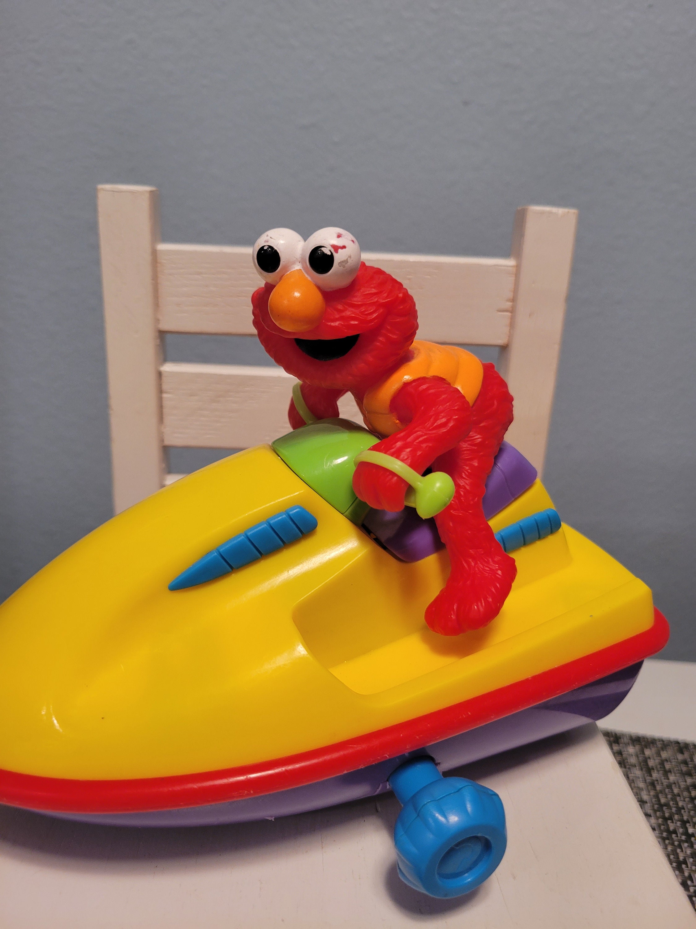 Elmo Riding A Jet Ski 8 Vintage Toy - Etsy