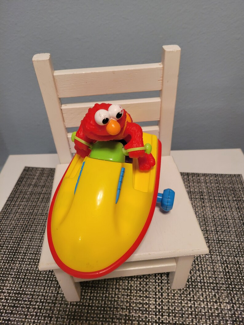 Elmo Riding A Jet Ski 8 Vintage Toy - Etsy