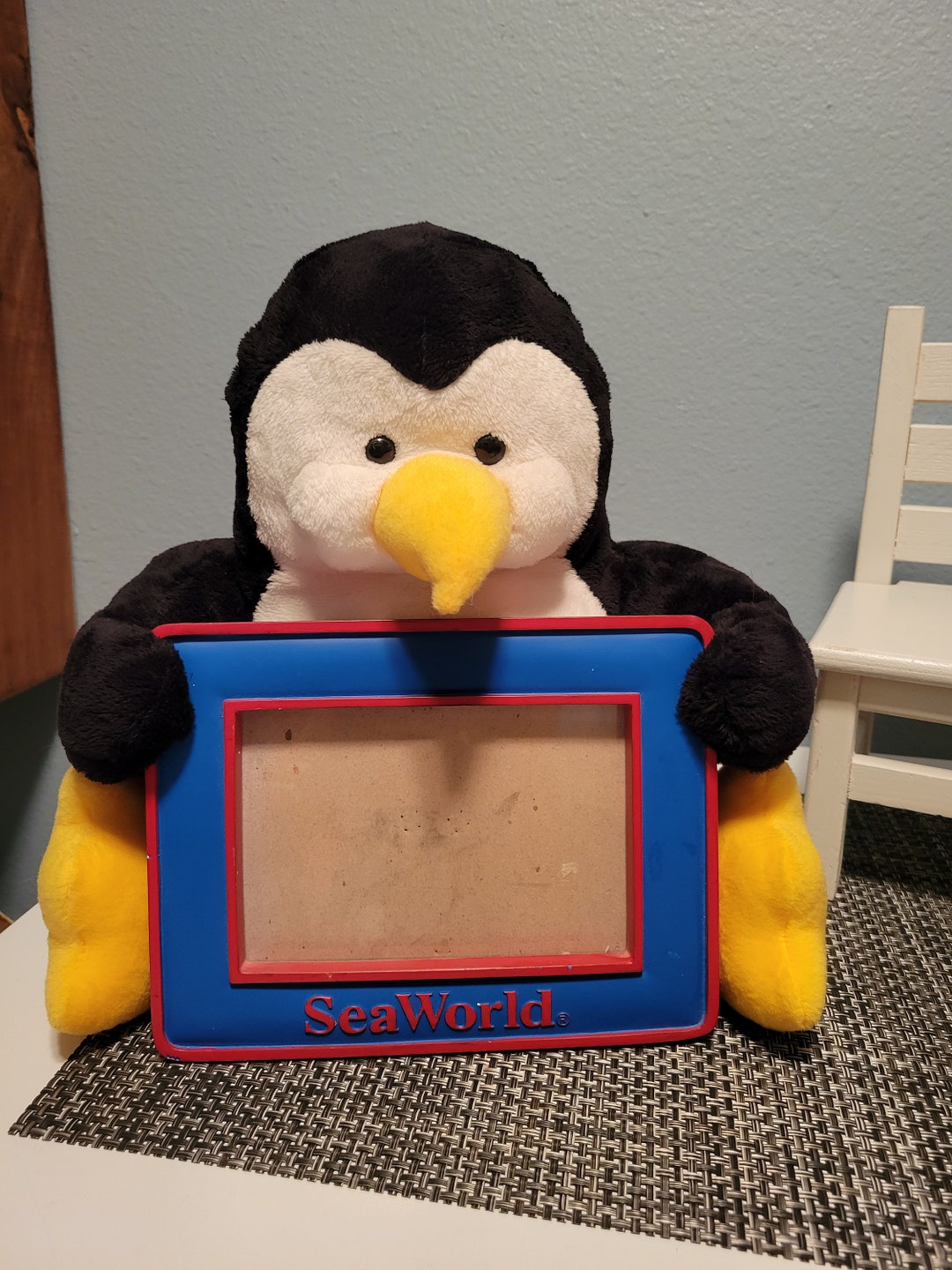 Sea World Penguin Plush With Picture Frame Souvenir - Etsy
