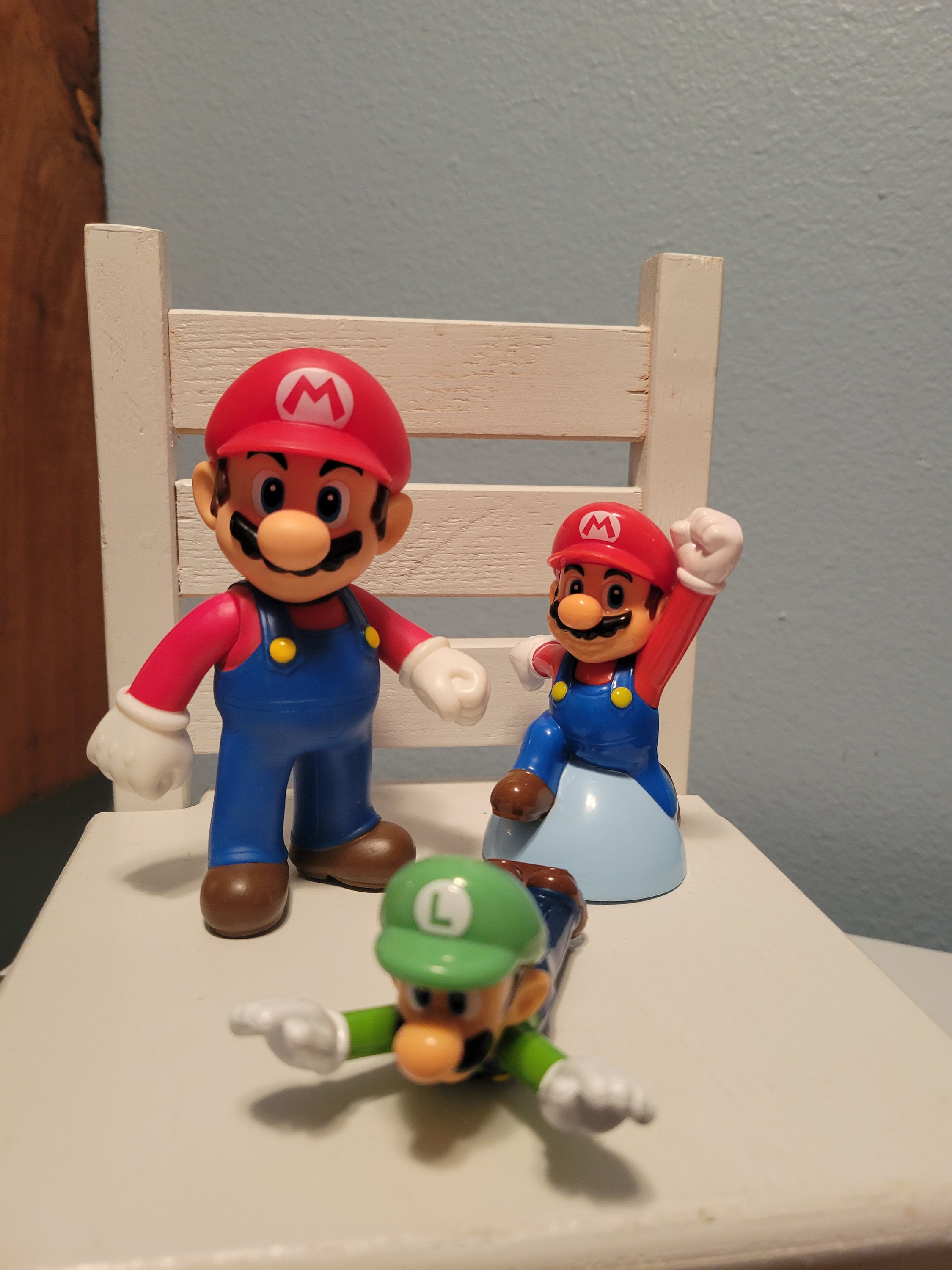 Mario and Luigi Mario Brothers Action Figures - Etsy