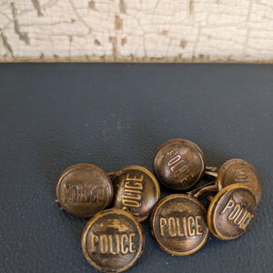 Antique Police Uniform Buttons, Fechheimer Brothers - Etsy