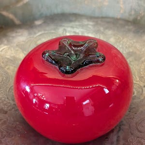 Vintage Glass Fruit, Murano-style Tomatoes, Set of Two - Etsy