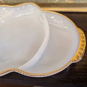 Vintage Milk Glass Divided Dish, Fire King Oven Ware, Made in USA - Etsy
