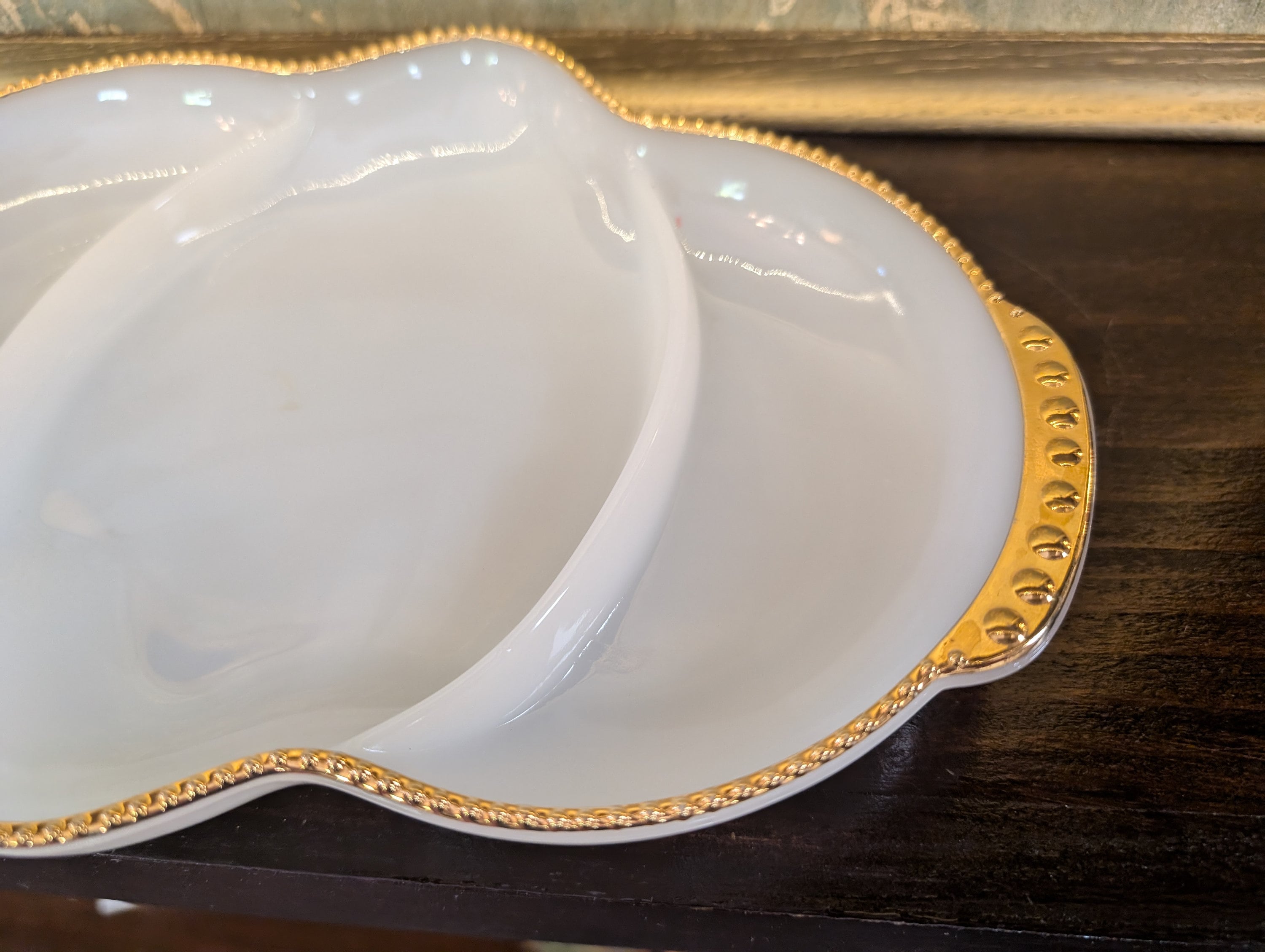 Vintage Milk Glass Divided Dish, Fire King Oven Ware, Made in USA - Etsy