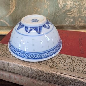 Vintage Chinese Tea Set, Rice Pattern Porcelain - Etsy