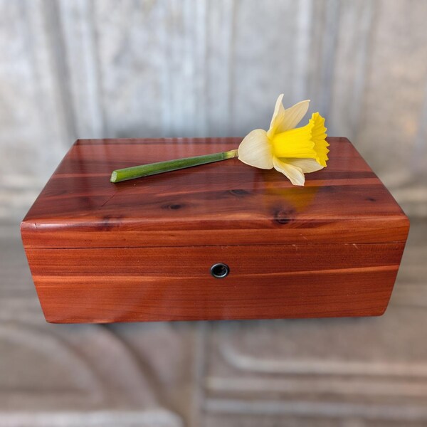 Lane Cedar Chest Jewelry Box - Etsy