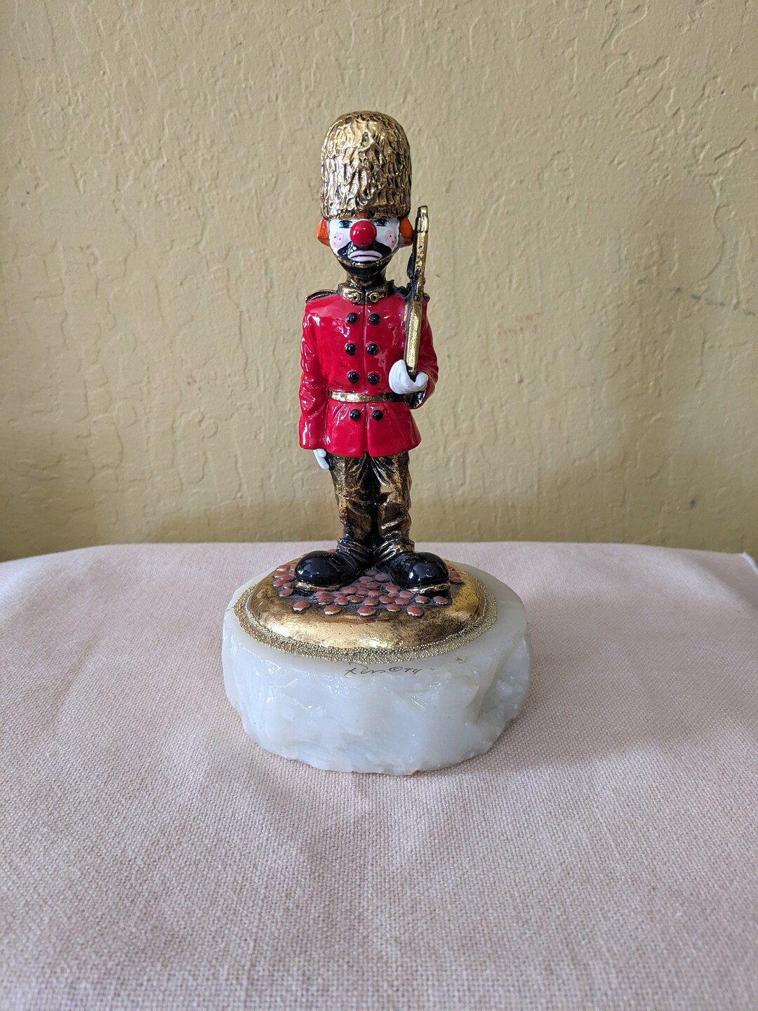 RARE Ron Lee Hobo Joe in England, Pewter Clown Sculpture With 24K Gold ...