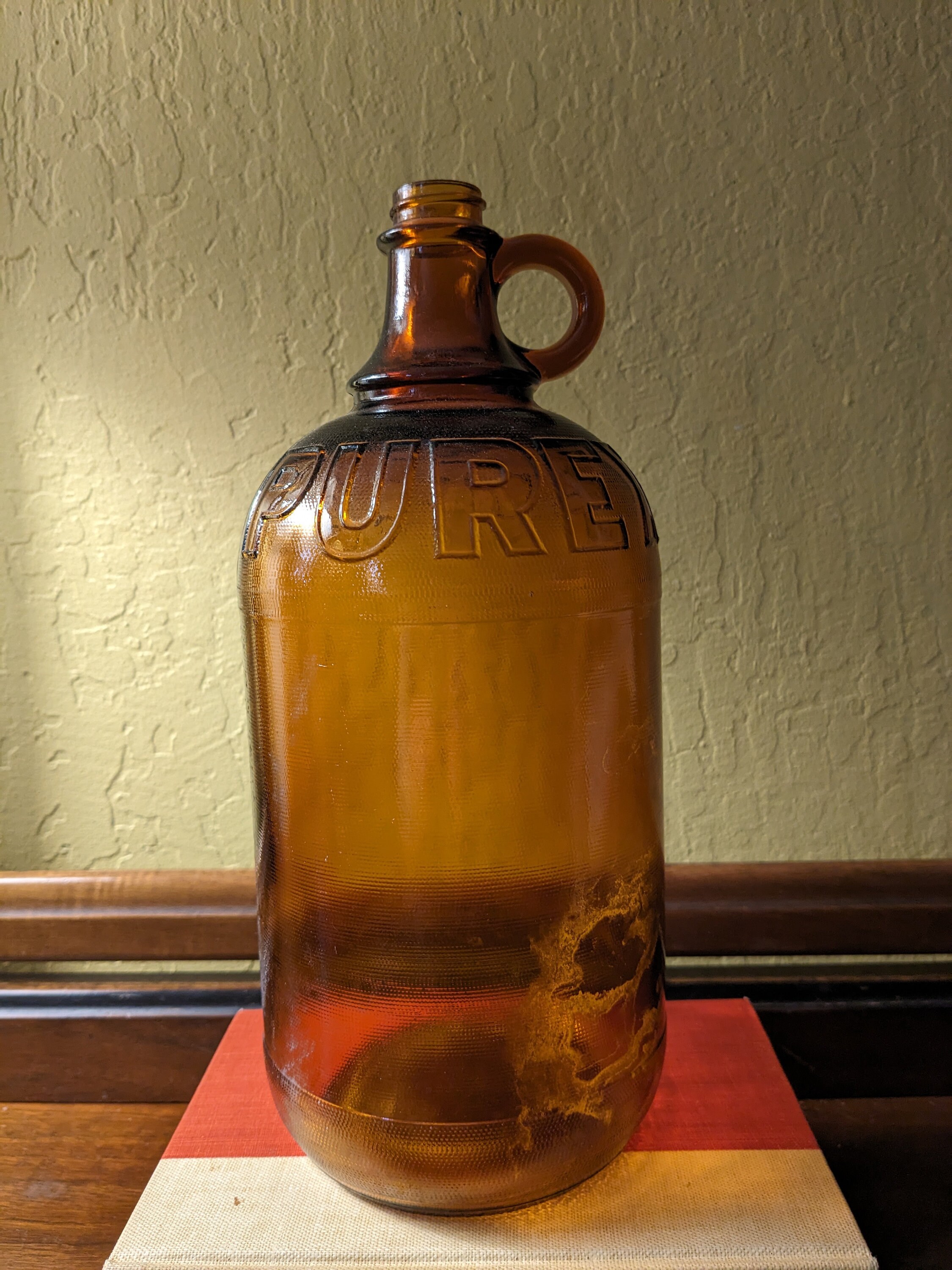 Vintage Purex Bleach Bottle, Large Mid-century Amber Glass Bottle - Etsy
