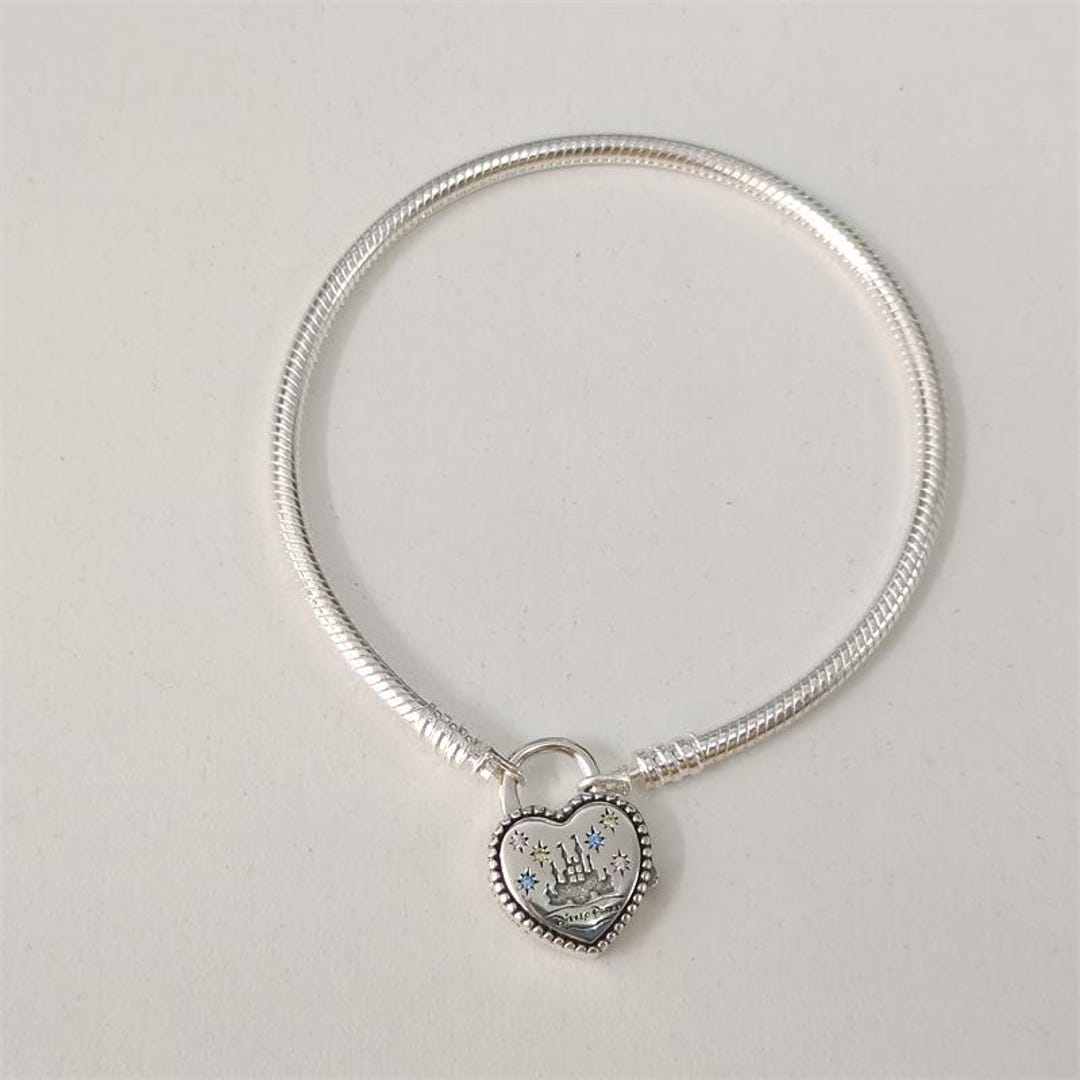 Pandora Parks Fantasyland Castle Heart Bracelet - Etsy