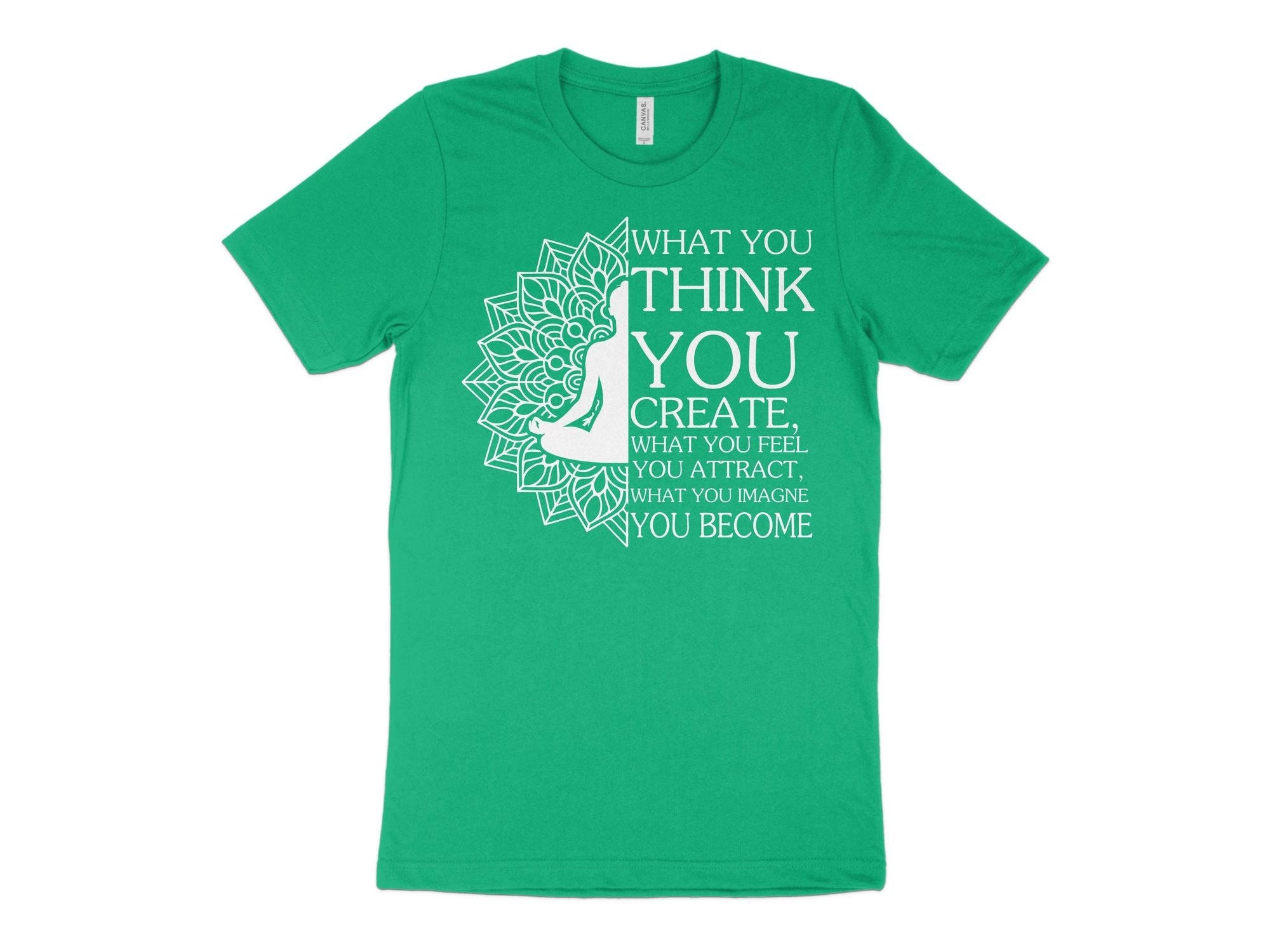 What You Think You Create Yoga Design DTF Transfer Full Color Transfer ...