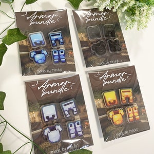 Pins Armor Bundle Inspired Minecraft - Etsy