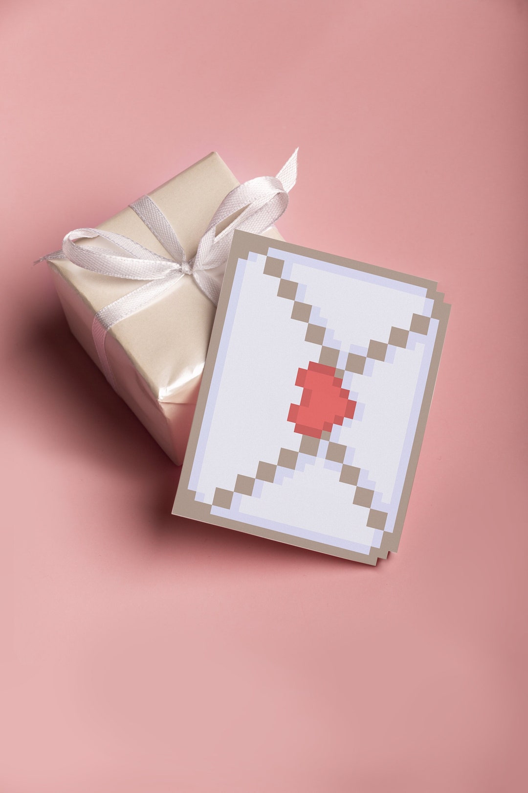Minecraft Inspired Birthday Card : Letter and Book - Physical Item - Etsy