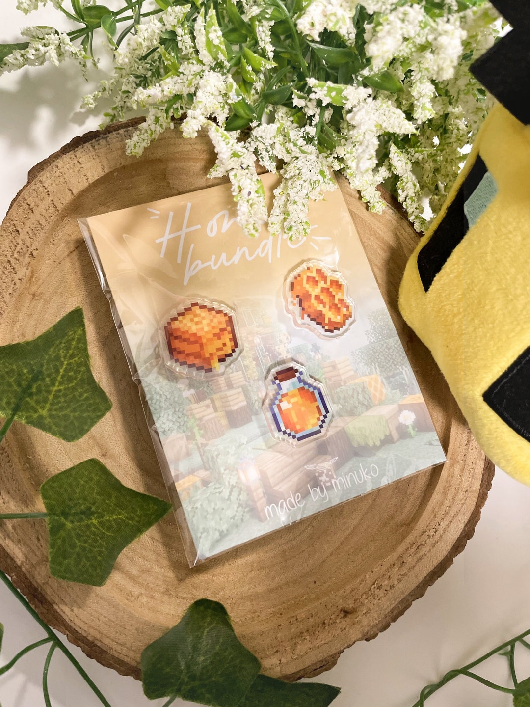 Pins Honey Bundle - Inspired Minecraft ( SPRING PINS ) - Etsy
